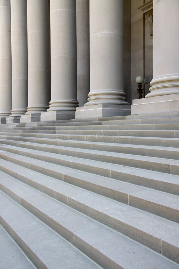 Pillars and Stairs stock photo. Image of greek, architecture - 9368316