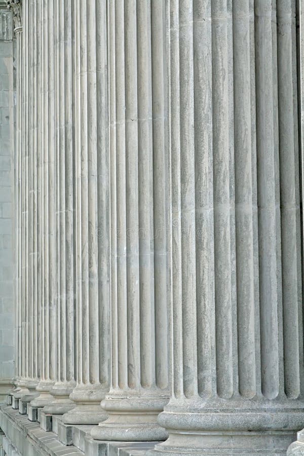 Iconic marble pillars stock image. Image of iconic, classic - 6402207