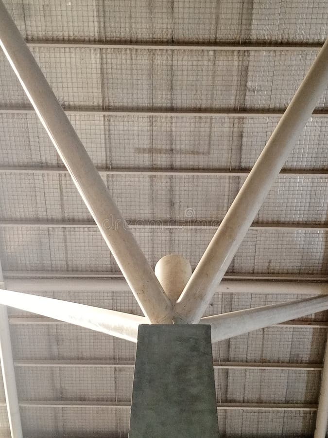 Two Pillars Supporting Roof , Coloums Holding Roof Stock Photo - Image ...