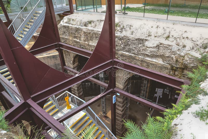 A Pillars Supporting the Ceiling in SSP Service Reservoir April 15 2023 ...