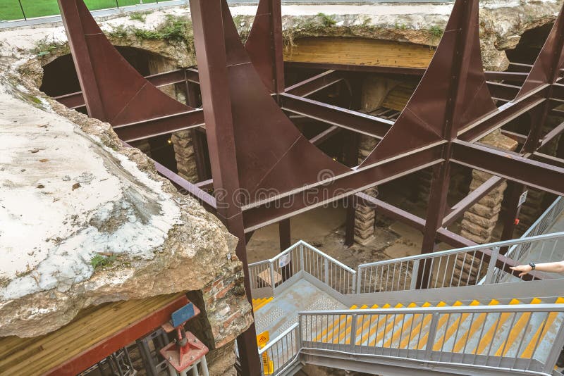 A Pillars Supporting the Ceiling in SSP Service Reservoir April 15 2023 ...