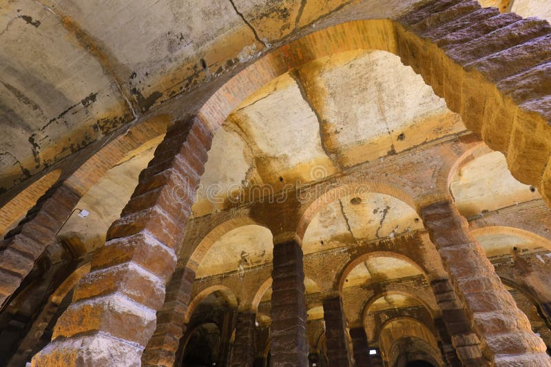 A Pillars Supporting the Ceiling in SSP Service Reservoir April 22 2023 ...