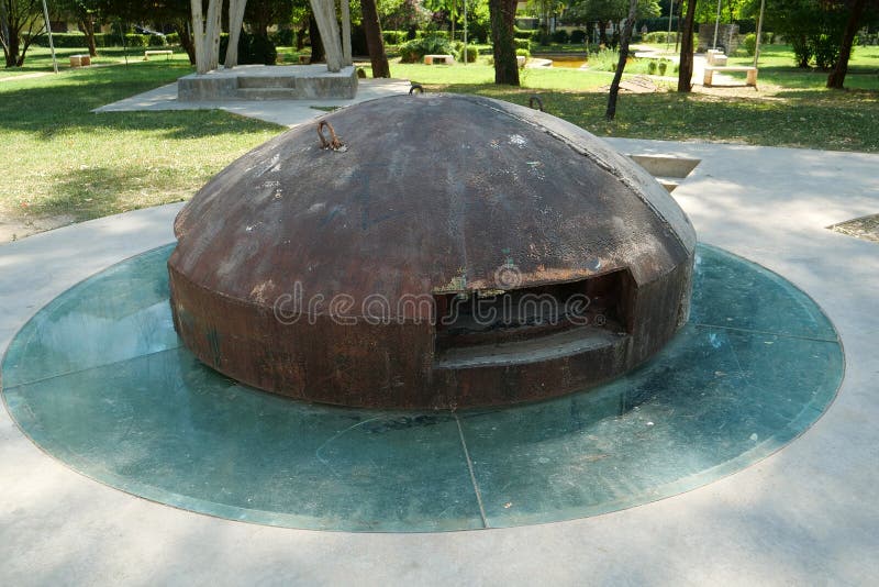 Pillbox Bunker in Tirana, Albania Stock Image - Image of culture ...