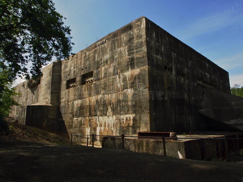 Old German Pillbox from World War II. Baltiysk, Kaliningrad Region ...