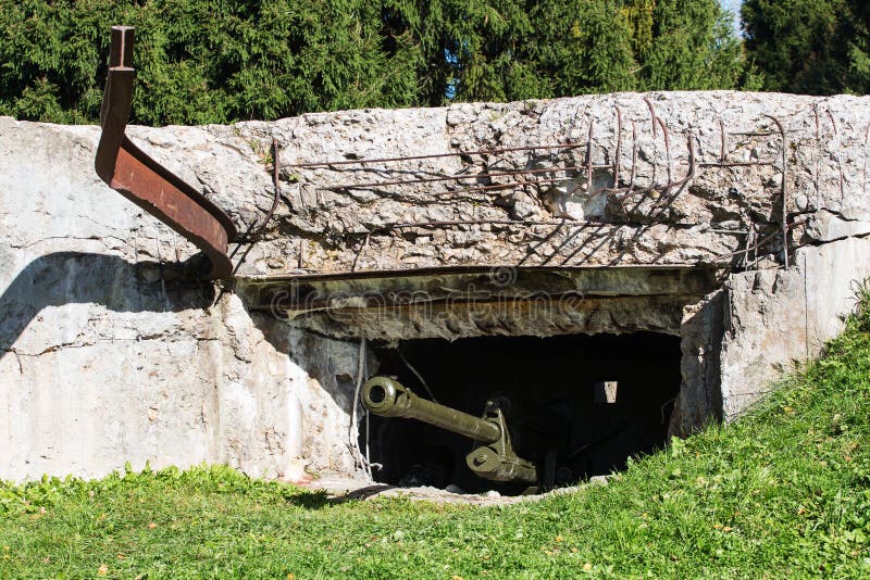 Pillbox World War II stock photo. Image of army, massive - 78327492