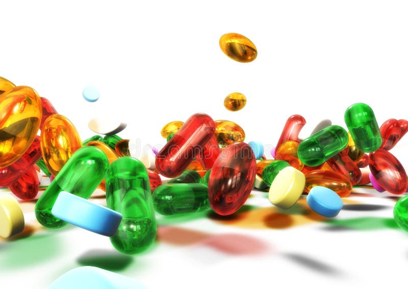 Pillen stockfoto. Bild von unschärfe, pharmazeutisch - 17195562
