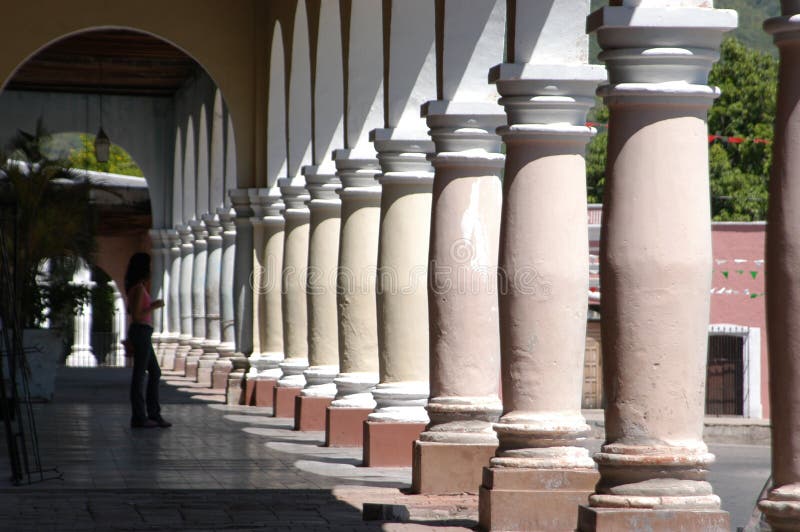 Pillers in the Morning stock image. Image of hacienda, pillers - 57383