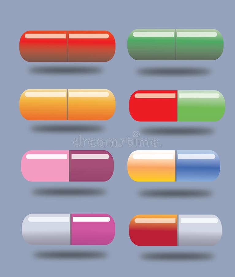 Pillole illustrazione vettoriale. Illustrazione di medico - 28083379