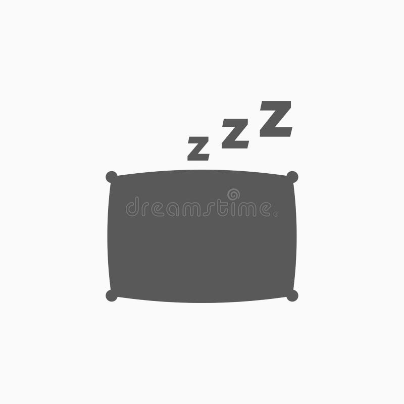 Pillow Icon, Cushion, Sleep, Comfort, Bed, Dream Stock Vector ...
