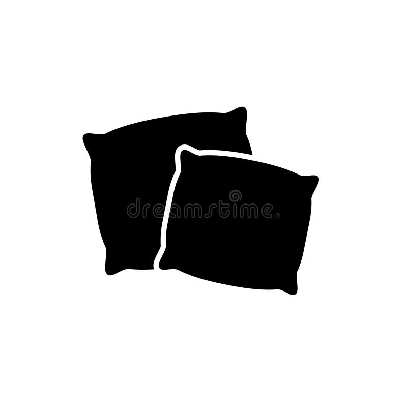 Pillow Icon or Logo in Modern Line Style. Stock Vector - Illustration ...