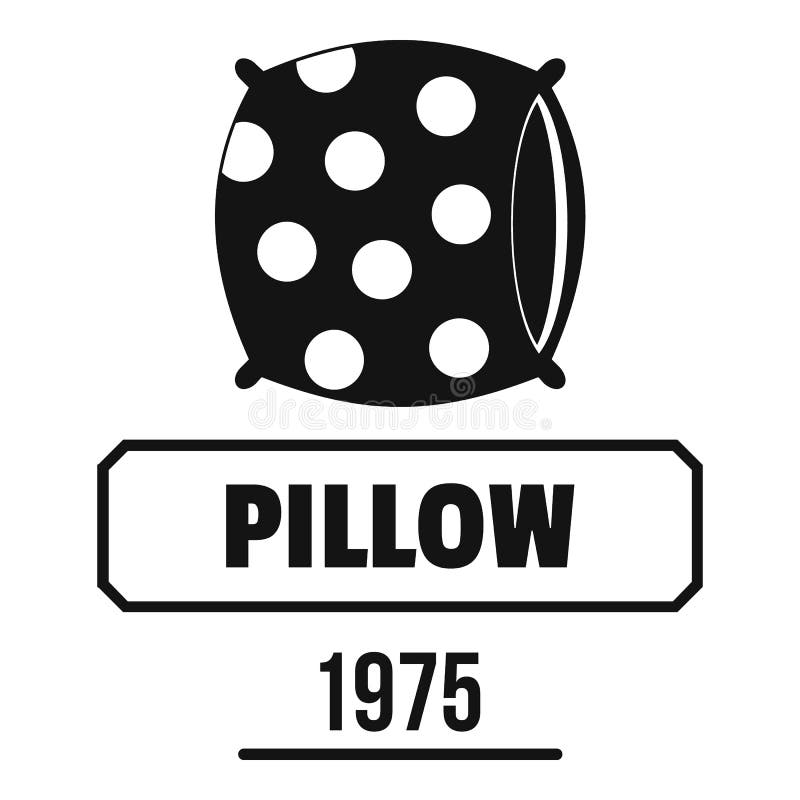 Pillow Logo Template Vector Symbol Stock Vector - Illustration of ...