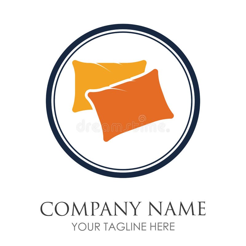 Pillow stock vector. Illustration of sign, business - 183600737