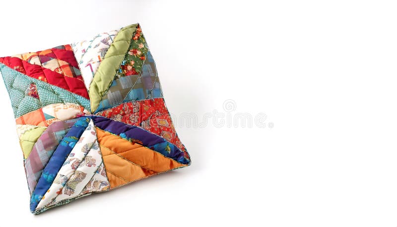 Pillow Made of Patch or Pieced Work is a Form of Needlework that ...