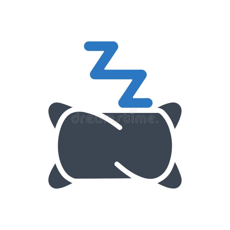 Pillow Sleep Icon stock vector. Illustration of bedtime - 361696030