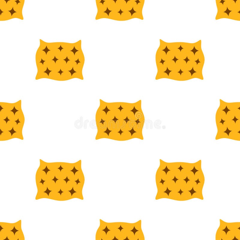 Pillows Pattern Soft Textile Stock Vector - Illustration of pillow ...