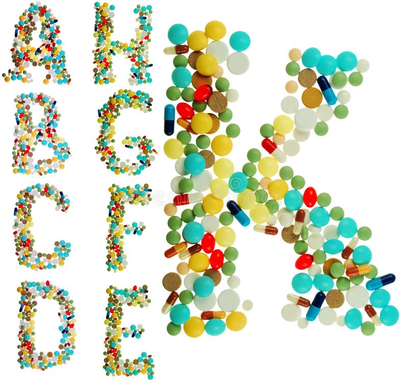 Pills alphabet G H I J K L stock illustration. Illustration of overdose ...