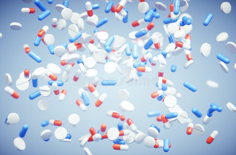 Pills background abstract stock illustration. Illustration of ...