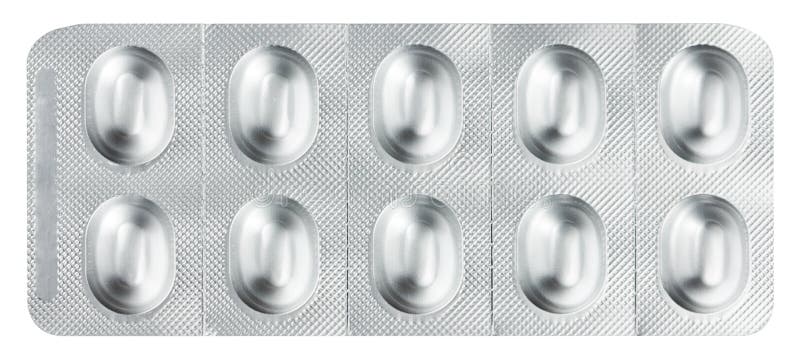 Pills in a blister pack stock image. Image of healthy - 22877015