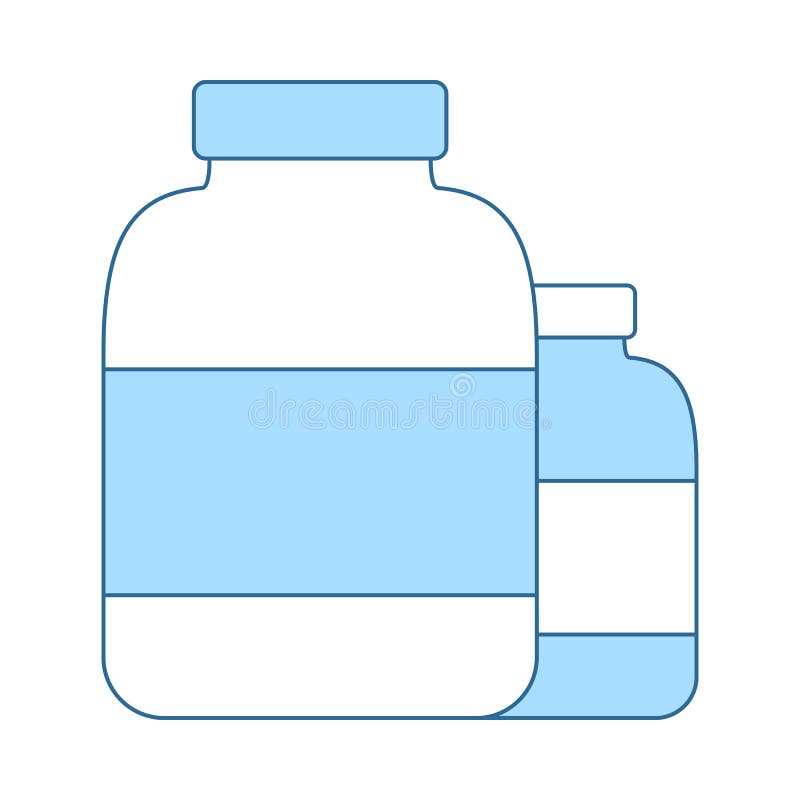 Pills Container Icon stock vector. Illustration of capsule - 157572088