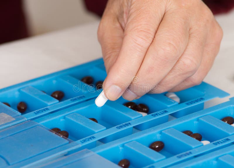 Pills container stock photo. Image of drugs, counting - 36762550