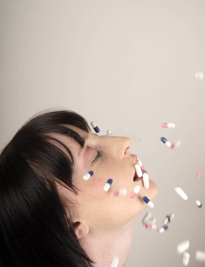 Pills fall stock image. Image of nurse, capsule, addictions - 2916189