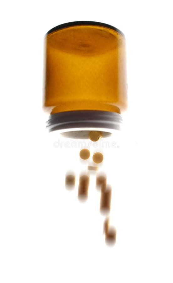 Pills Falling, Problem Solving Stock Photo - Image of pouring, sickness ...