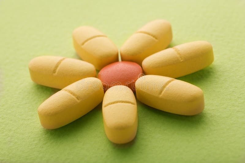 Pills flower stock image. Image of chemical, medicine - 13477191