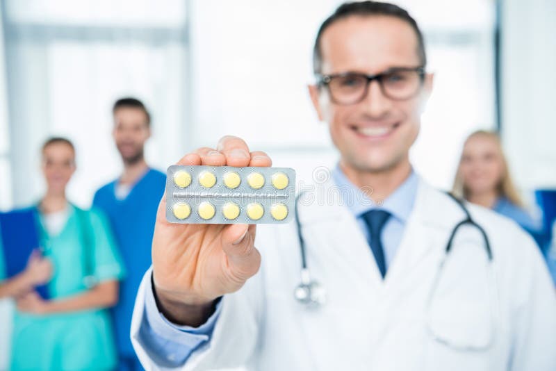 Pills stock photo. Image of healthcare, doctors, uniform - 105529776
