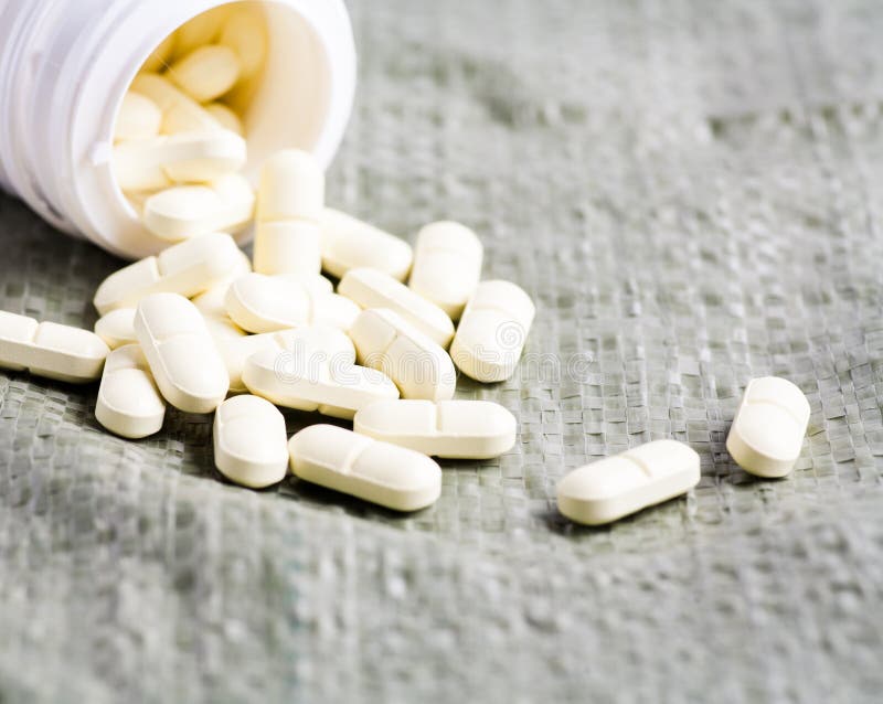 Pills heap on canvas stock image. Image of drugs, cure - 39755539