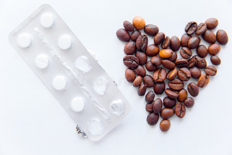 Red caffeine Pills stock photo. Image of caffeine, bright - 7048372