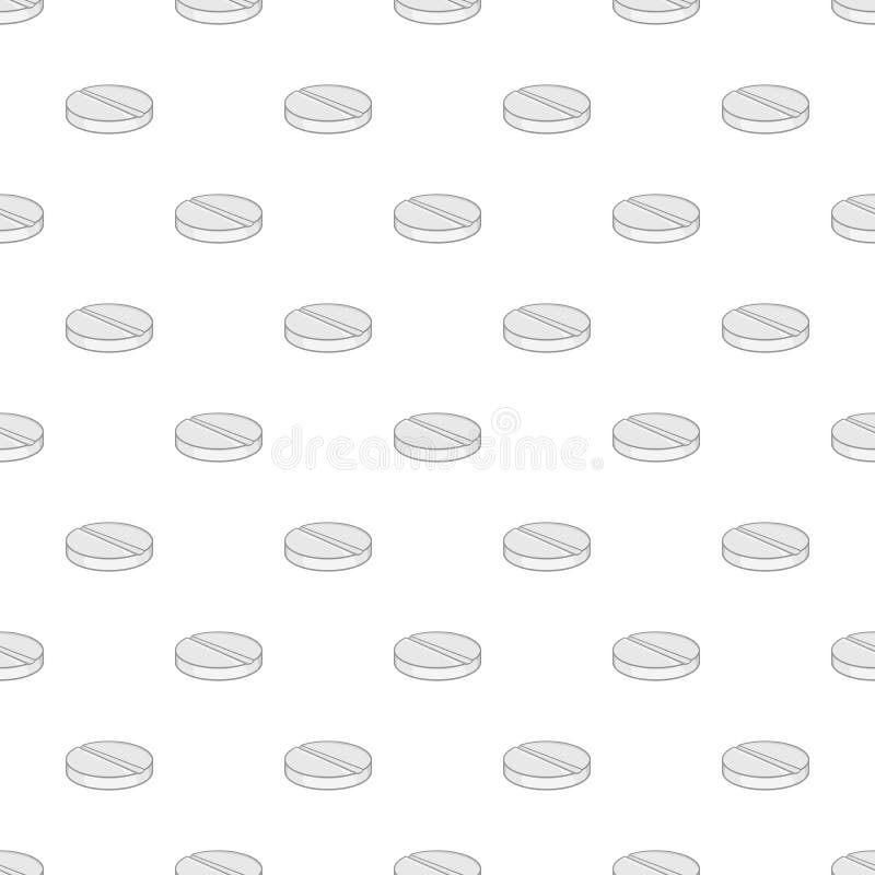 Pills Pattern, Cartoon Style Stock Vector - Illustration of design ...