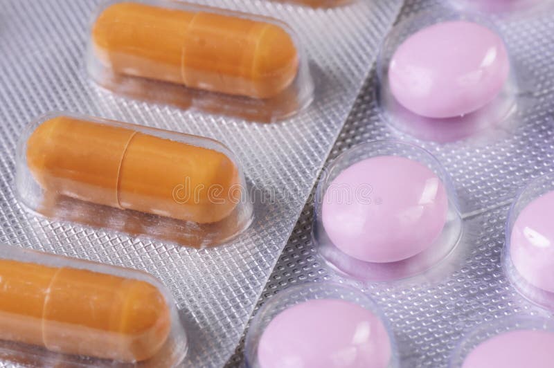 Pills and Tablets in Package Stock Photo - Image of tablet, medical ...