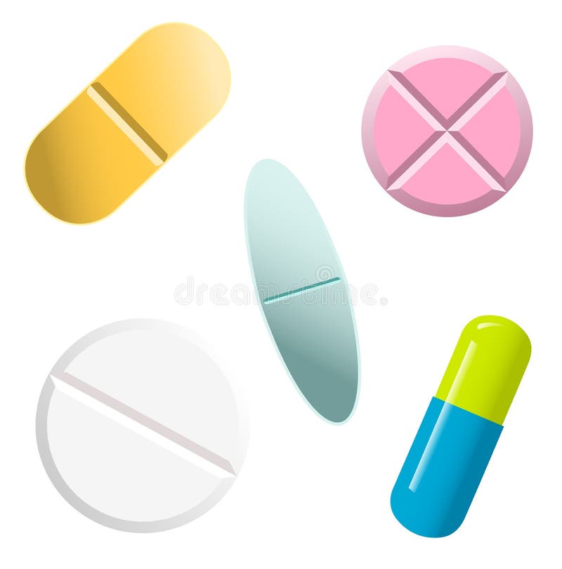 Pills stock vector. Illustration of pharmacy, pharmaceutical - 205008389