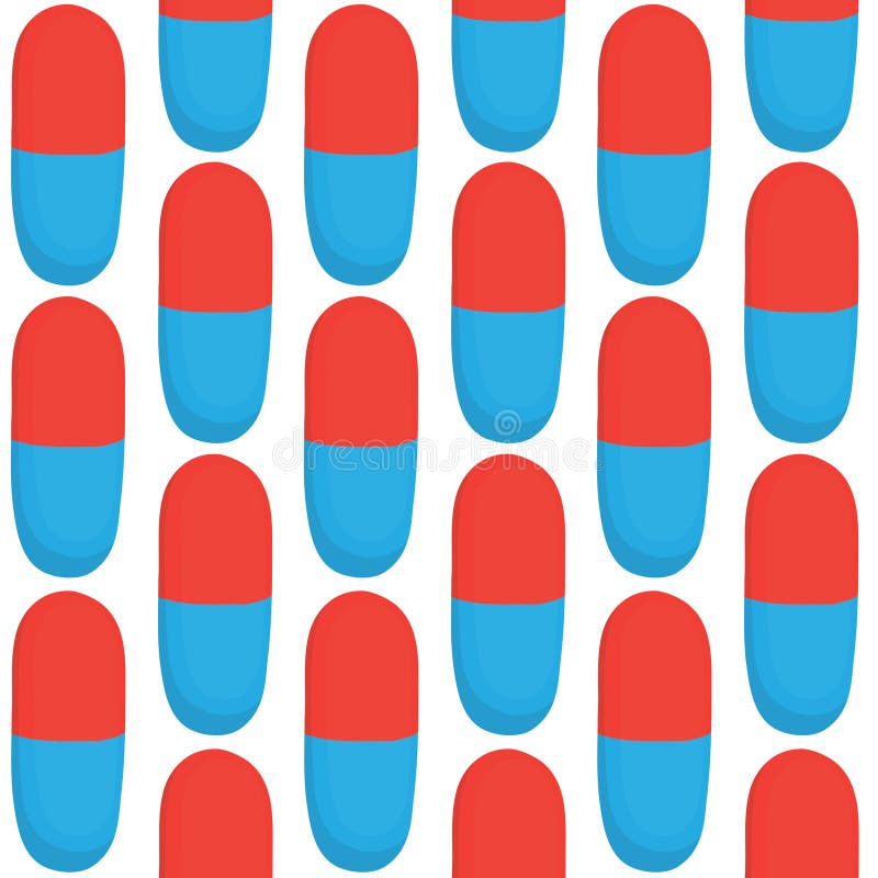 Pills vector pattern stock vector. Illustration of capsule - 72018899