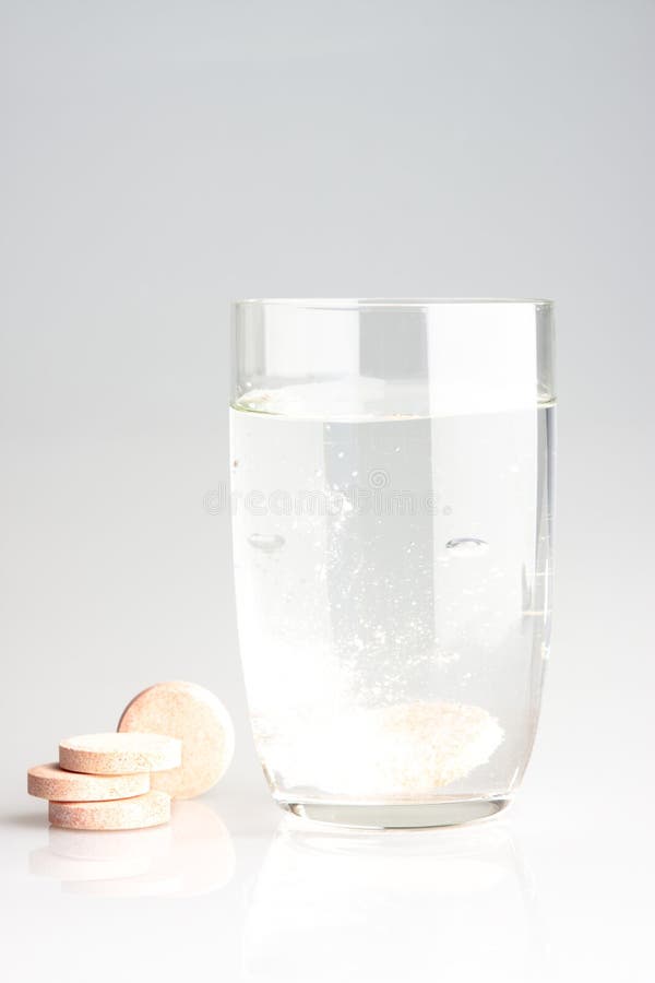 Pills and water stock photo. Image of dissolving, pills - 10002304