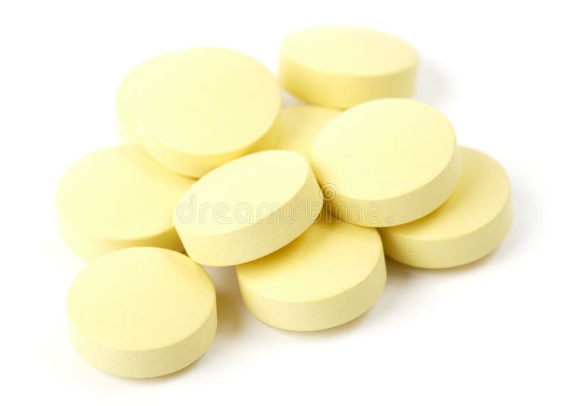 Pillules jaunes photo stock. Image du additifs, pillules - 4479390