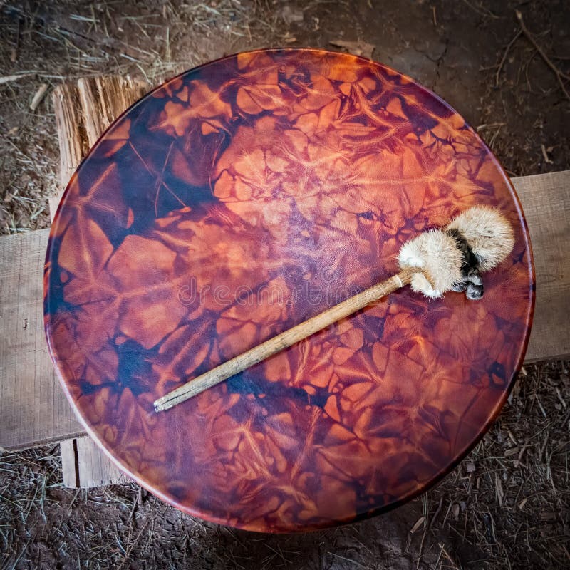 Tambour De Basque Antique D'amerindian, Reproduction De Pilon De ...