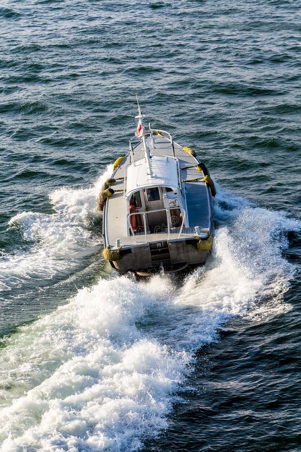 Boat Pulling Floats through Canal Stock Image - Image of float, italy ...