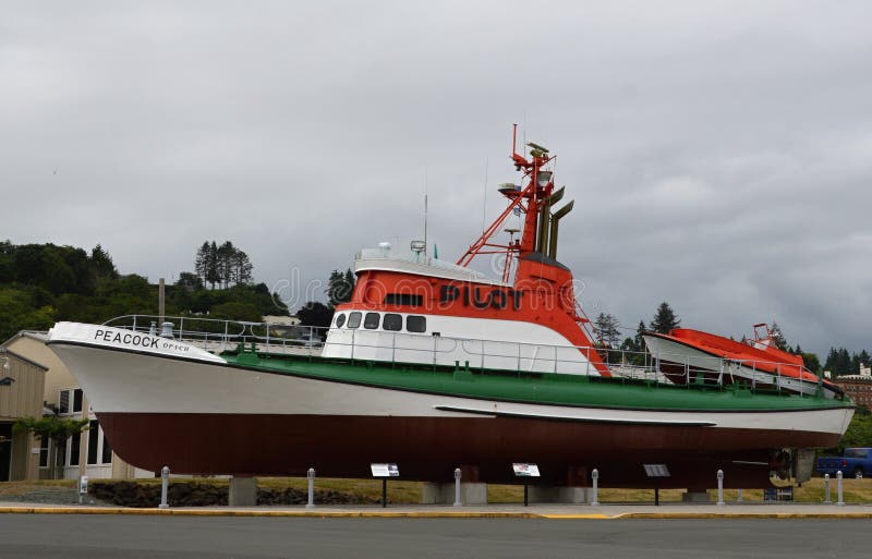 Pilot Boat in the Town Astoria, Oregon Stock Image - Image of town ...