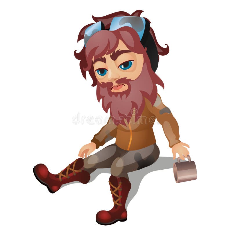 Unkempt Man Stock Illustrations – 47 Unkempt Man Stock Illustrations ...