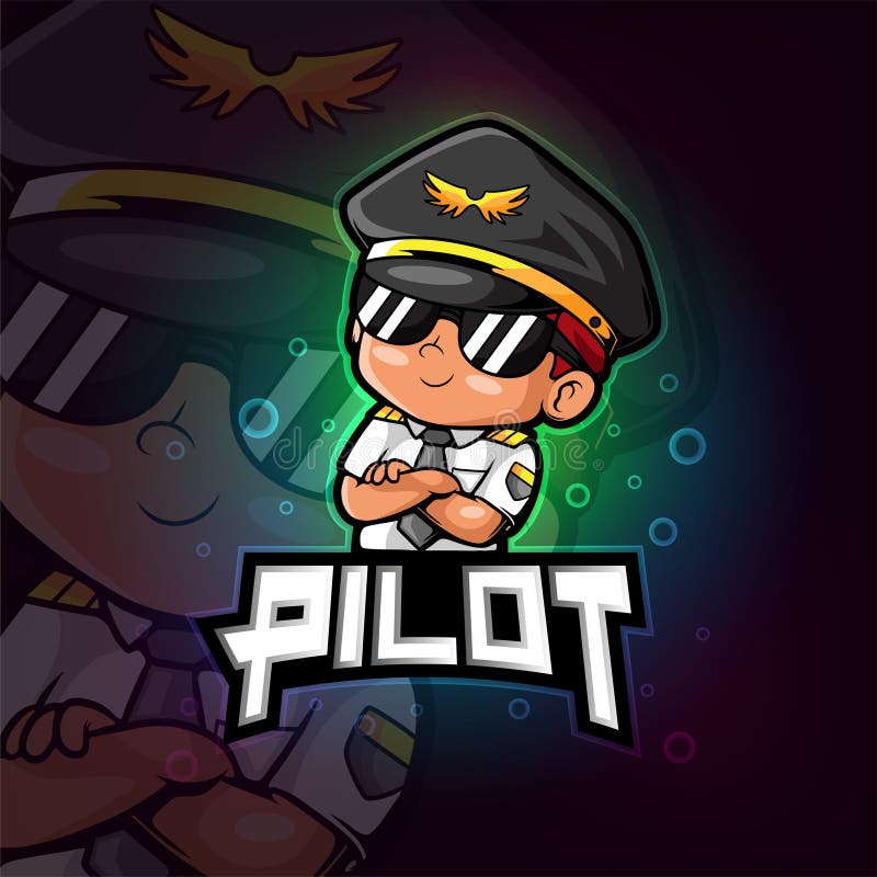 Pilot Mascot Logo Stock Illustrations – 377 Pilot Mascot Logo Stock ...