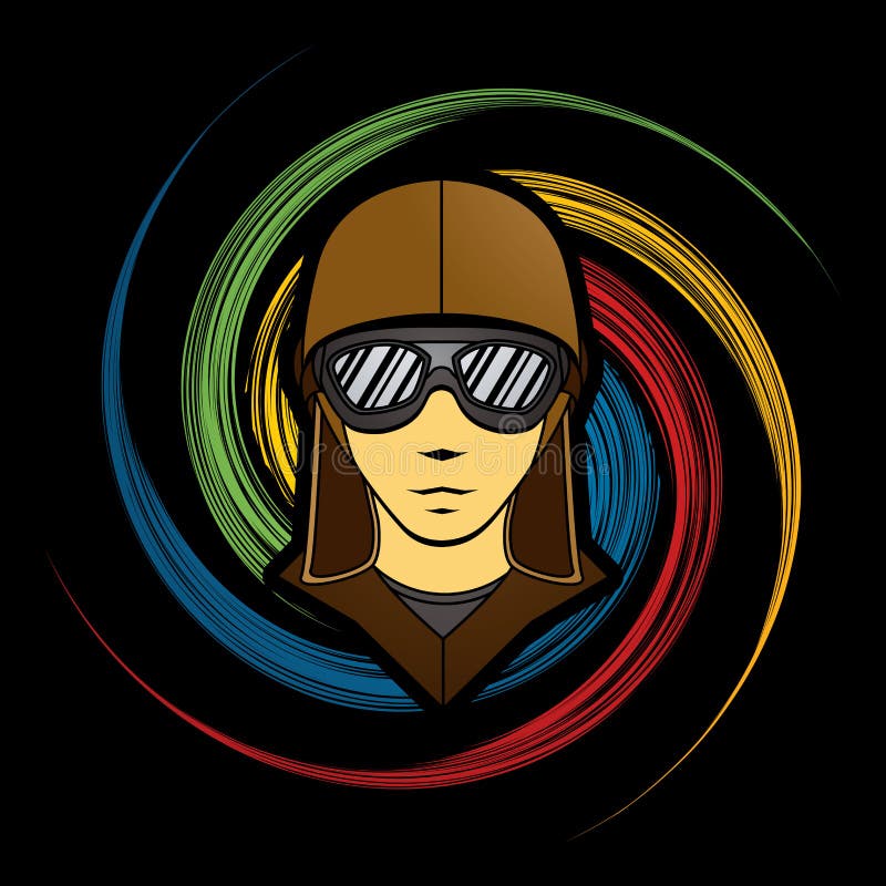 Pilot stock vector. Illustration of background, pilot - 74993463