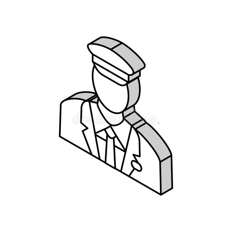 Pilot Flight School Isometric Icon Vector Illustration Stock Vector ...