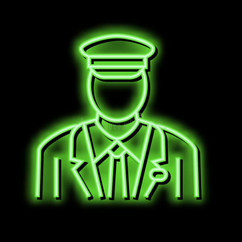 Pilot Flight School Neon Glow Icon Illustration Stock Vector ...