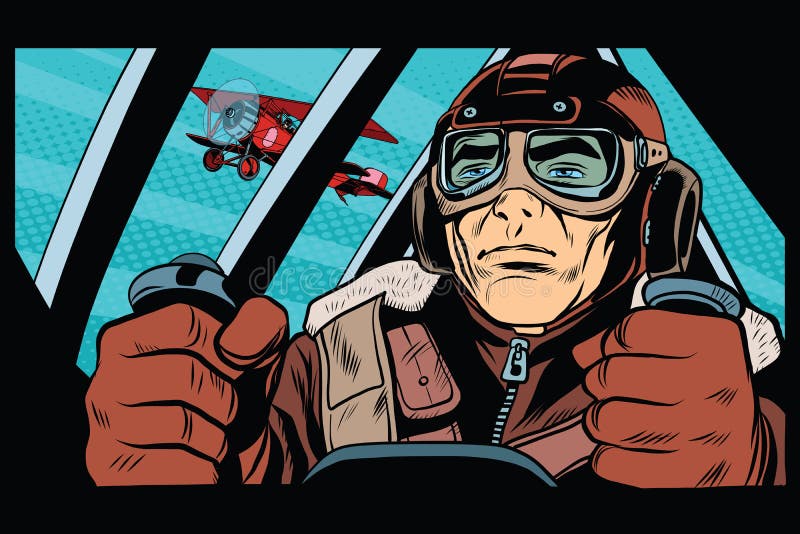 Comic Pilot Hero Stock Illustrations – 470 Comic Pilot Hero Stock ...