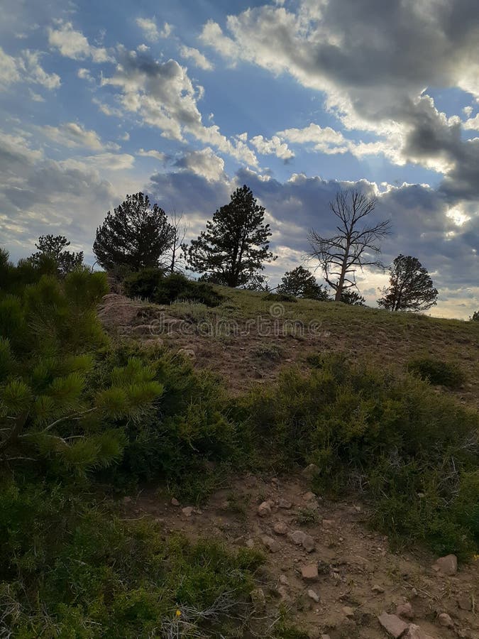 Pilot Hill Road Scenic Drive Cheyenne, Wyoming Stock Photo - Image of ...