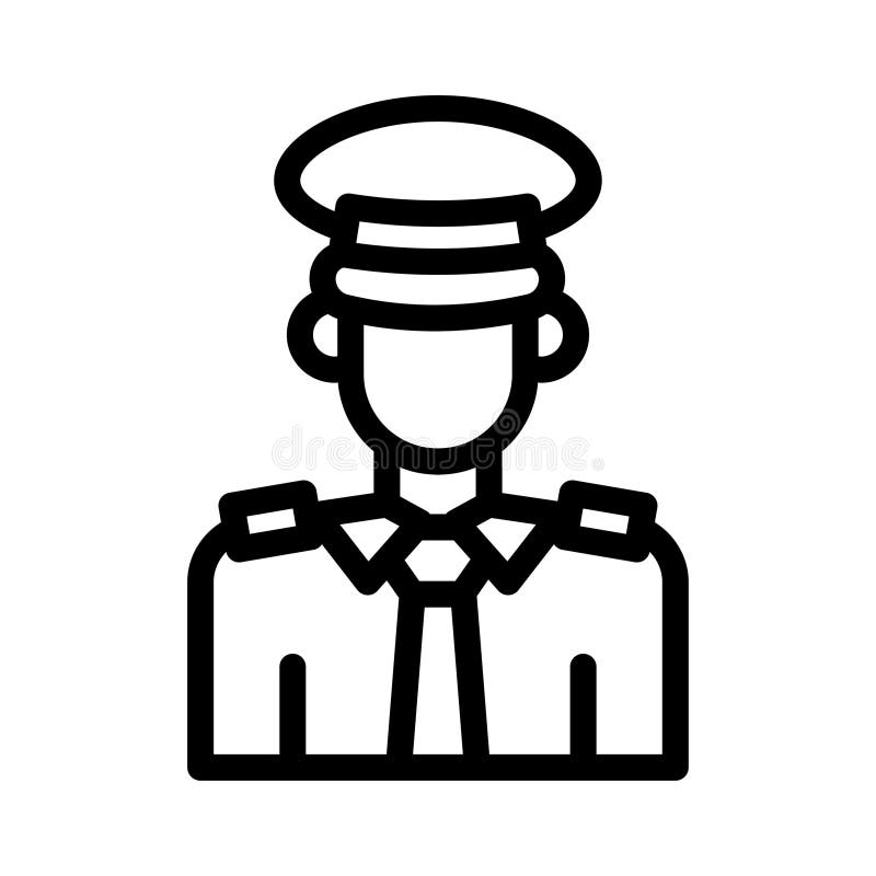 Man Airline Pilot Uniform Silhouette Stock Illustrations – 43 Man ...
