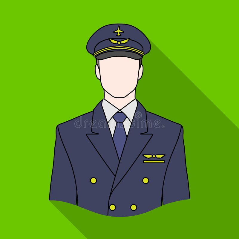 Pilot.Professions Single Icon in Cartoon Style Vector Symbol Stock ...