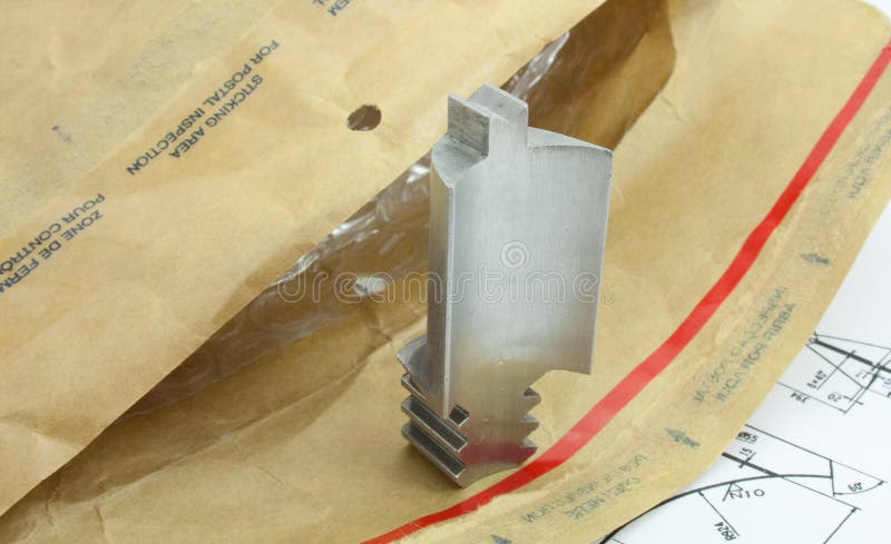 Pilot Rotating Blade from a Manufacturer Stock Photo - Image of ...
