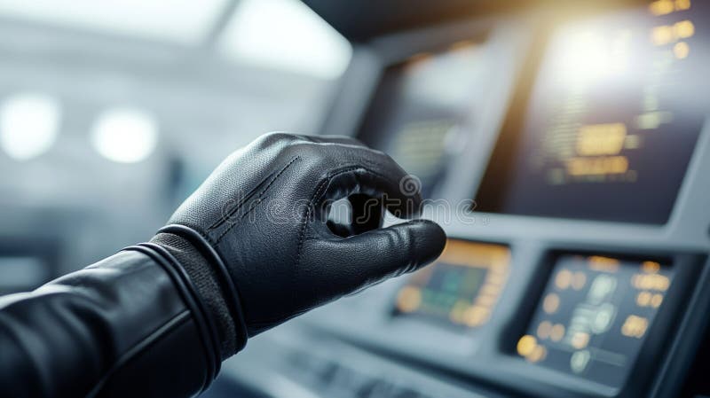 Glowing Sci-Fi Navigation Instruments Stock Image - Image of space ...